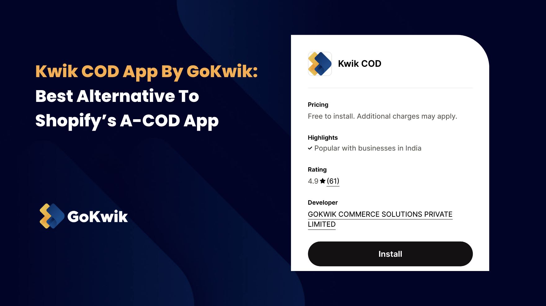 GoKwik - Boost Conversions. Reduce RTOs. Unlock 10X Growth